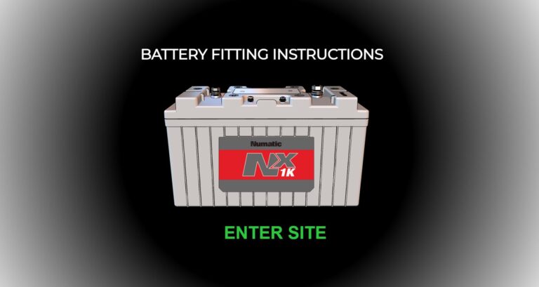 NX1K BATTERY FITTING PORTAL - Numatic Support